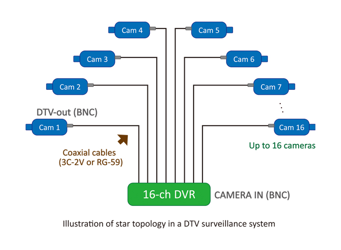 DTV camera topology